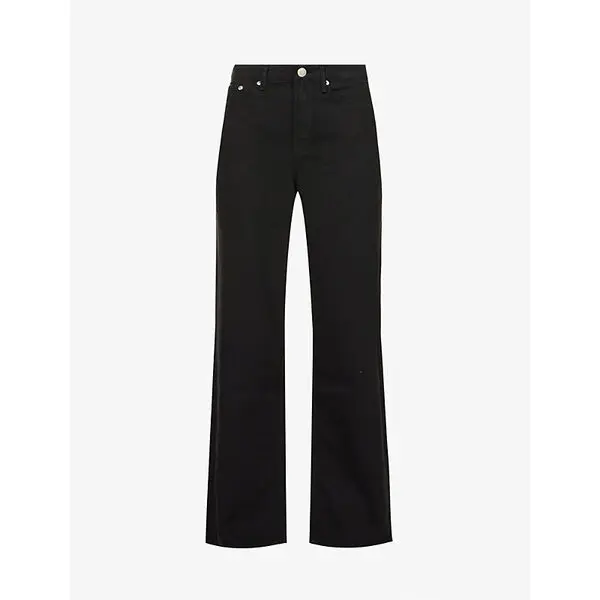 Rag & Bone Logan Wide-leg High-rise Jeans - Black