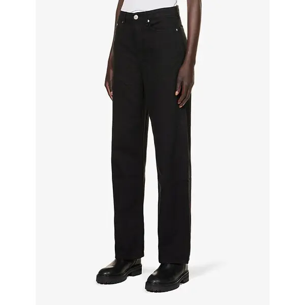 Rag & Bone Logan Wide-leg High-rise Jeans - Black