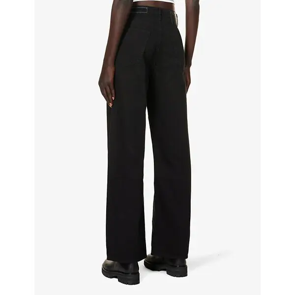 Rag & Bone Logan Wide-leg High-rise Jeans - Black