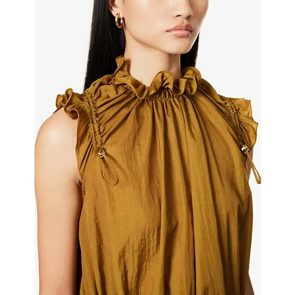 Brøgger Celeste High-neck Shell Top