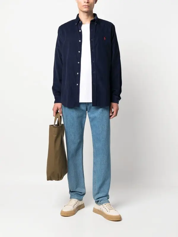 Polo Ralph Lauren Polo Pony Motif Shirt - Blue