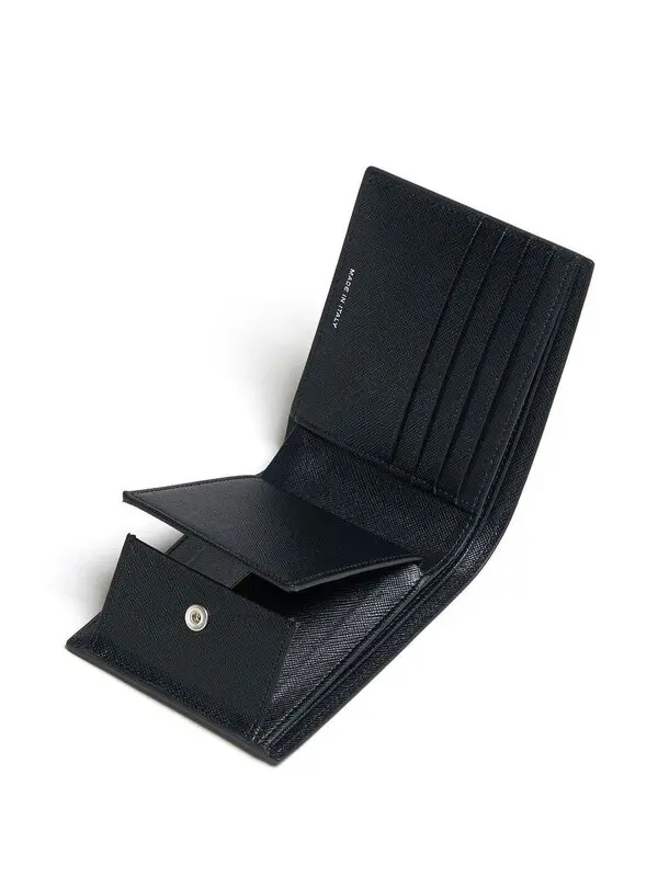 Marni Logo-print Leather Bi-fold Wallet