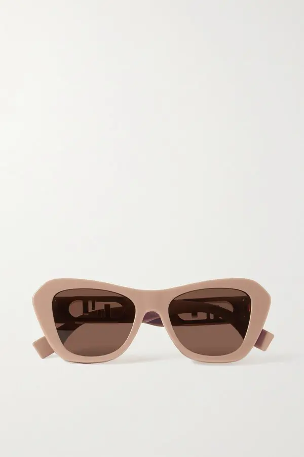 Fendi O'lock Cat-eye Sunglasses - Brown