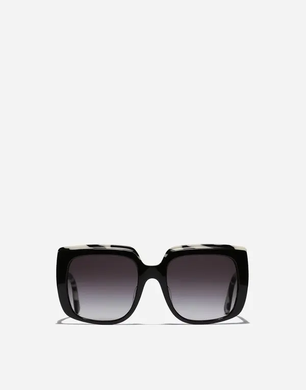 Dolce & Gabbana Print Sunglasses - Black On Zebra