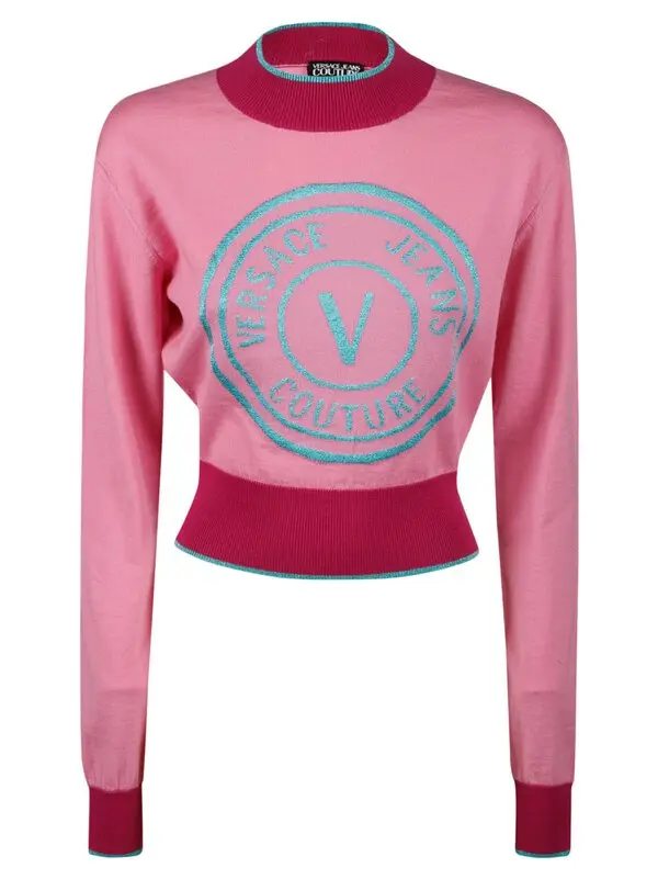 Versace Round Logo Pullover
