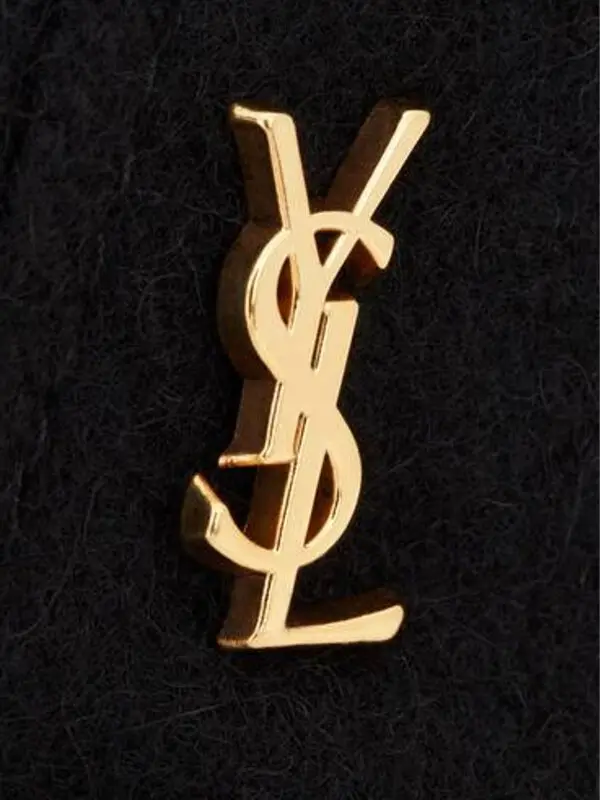 Saint Laurent Felt Baseball Cap