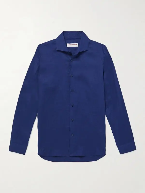Orlebar Brown Giles Slim-fit Linen Shirt