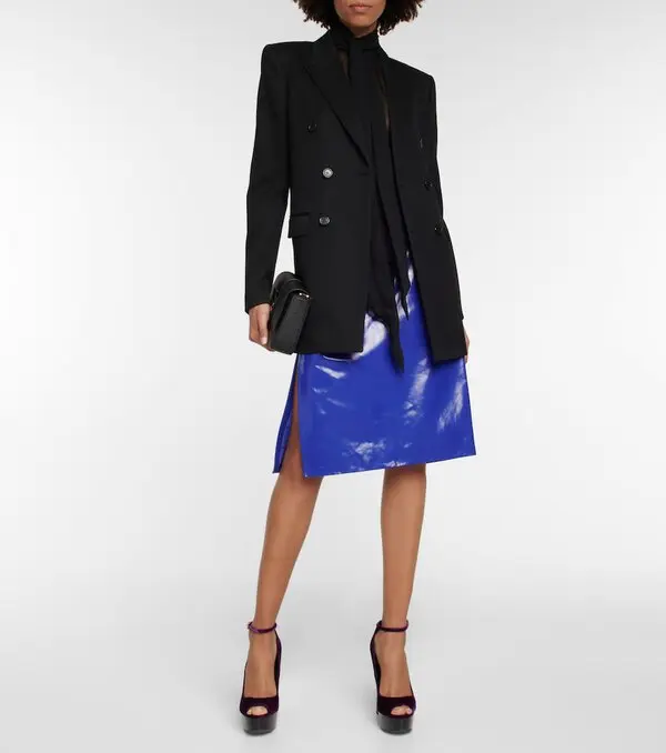 TOM FORD Velvet Platform Pumps
