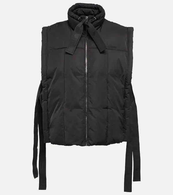 GANNI Tie Puffer Vest
