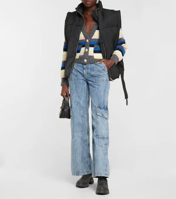 GANNI Tie Puffer Vest