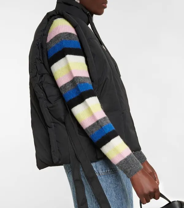 GANNI Tie Puffer Vest