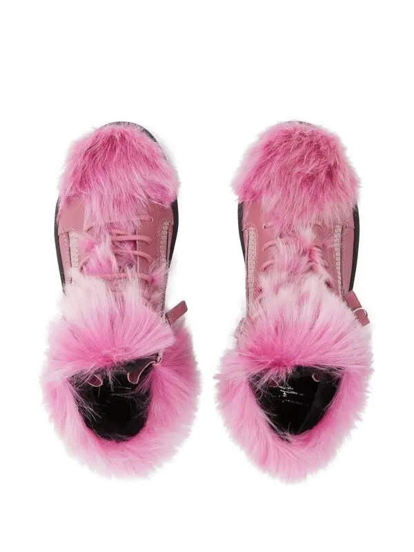 GIUSEPPE ZANOTTI Marlena Winter Mid-top Sneakers - Pink