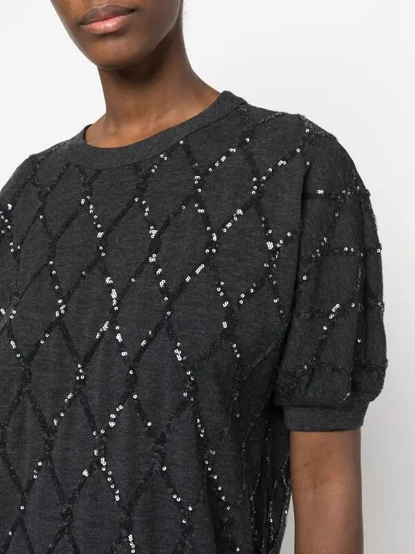 Brunello Cucinelli Sequin-embellished Shift Dress