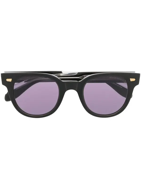 CUTLER & GROSS Square Frame Sunglasses - Black