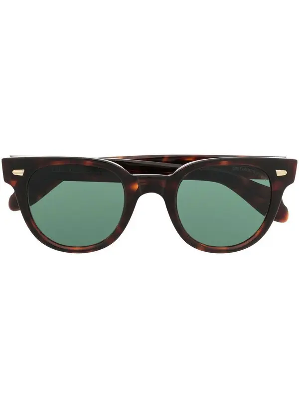 CUTLER & GROSS Tortoiseshell Effect Sunglasses