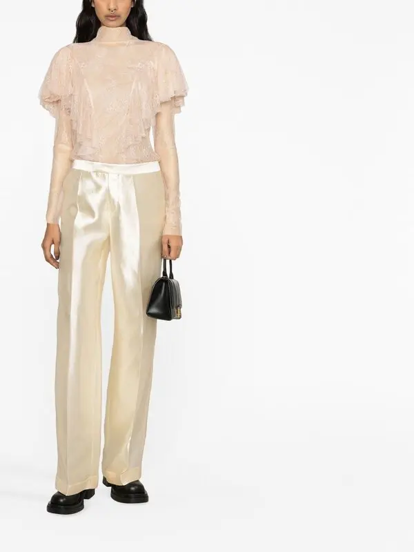 Philosophy Di Lorenzo Serafini Ruffle-detail Lace Blouse