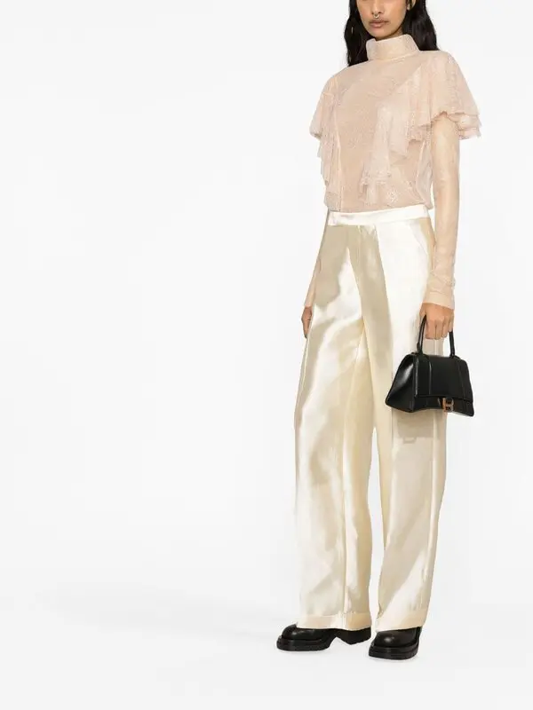 Philosophy Di Lorenzo Serafini Ruffle-detail Lace Blouse