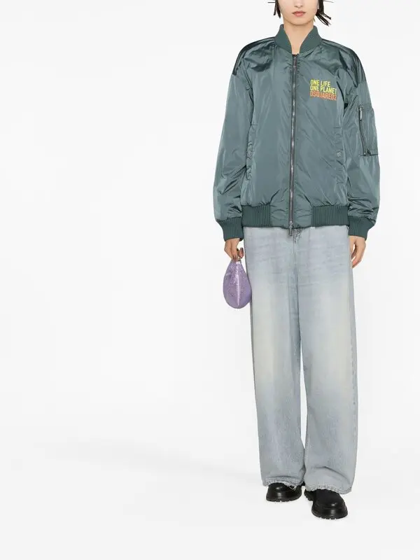 Dsquared2 Slogan-print Bomber Jacket
