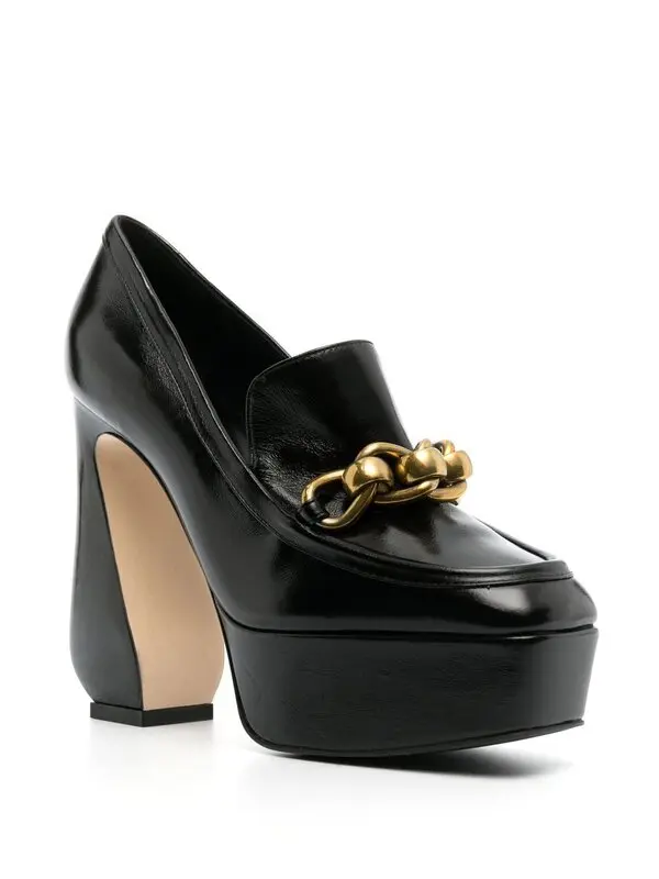 SERGIO ROSSI 120mm Chain-link Detail Pumps
