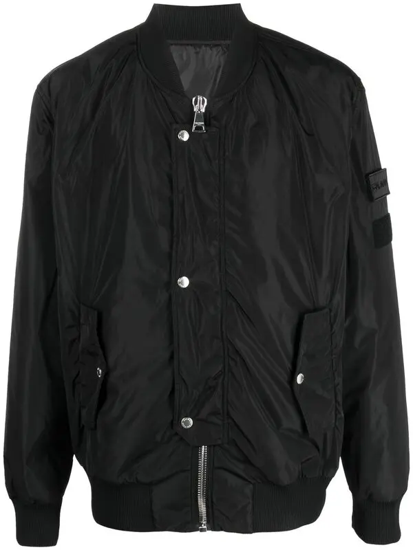 Balmain Logo-patch Bomber Jacket