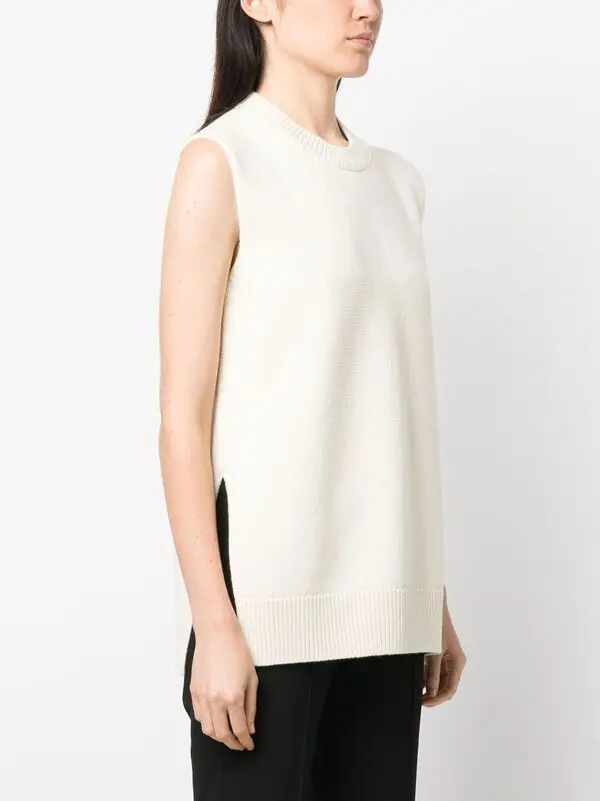 JIL SANDER Cashmere Wool-blend Knit Vest