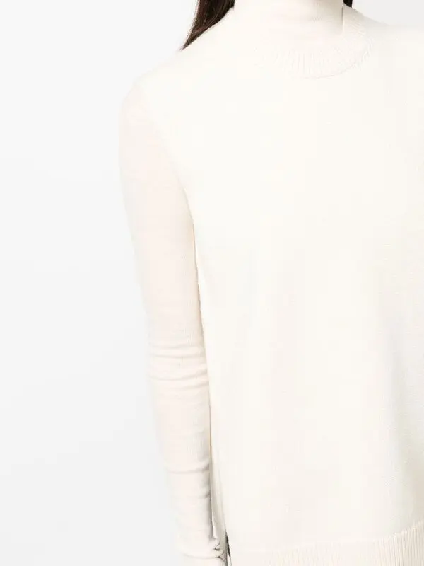 JIL SANDER Cashmere Wool-blend Knit Vest