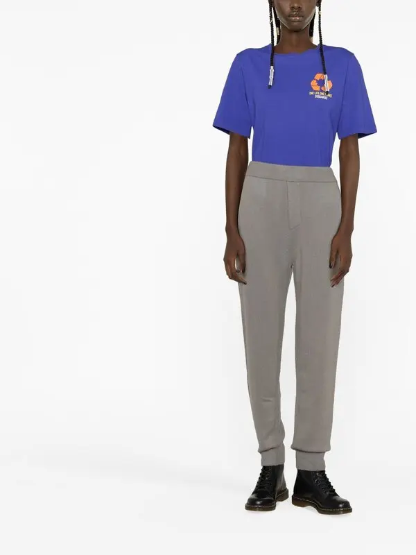 Dsquared2 Logo-embroidered Knitted Track Pants