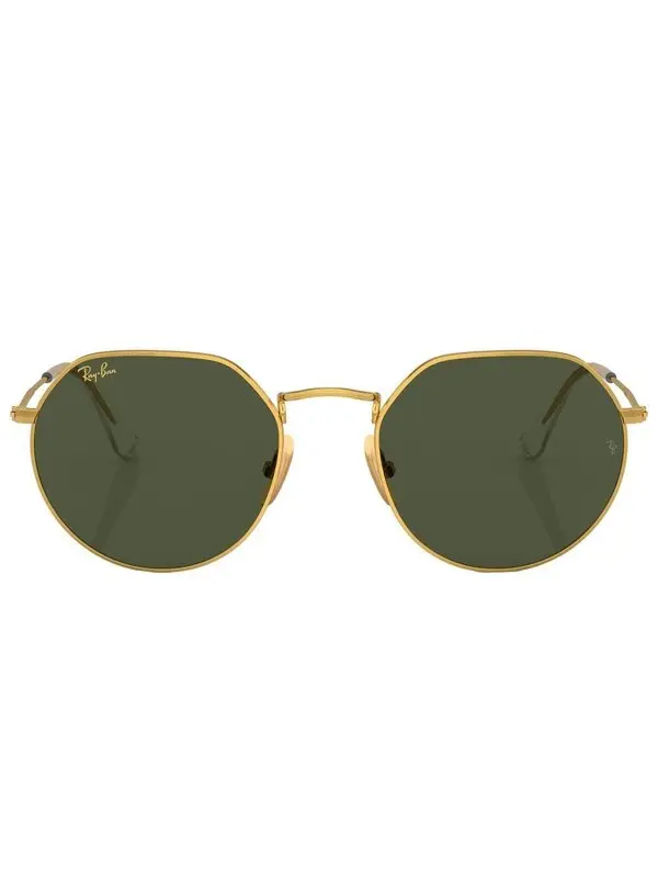 Ray-ban Geometric-frame Sunglasses - Gold