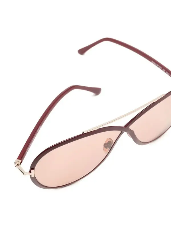 TOM FORD Round-frame Oversized Sunglasses