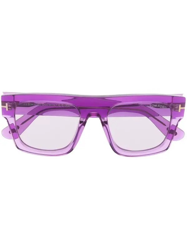 TOM FORD Square Frame Sunglasses - Purple