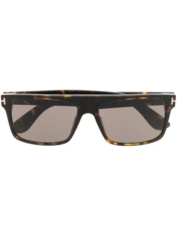 TOM FORD Square-frame Sunglasses - Brown
