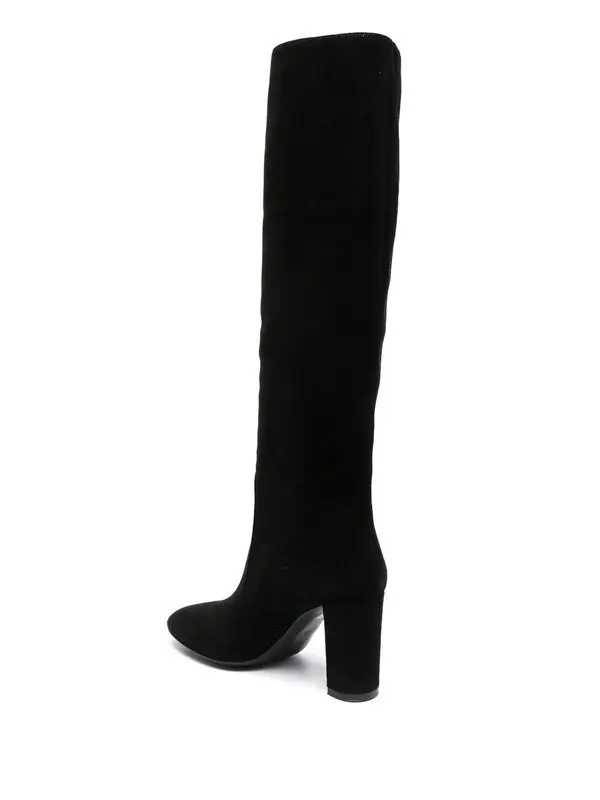 VIA ROMA 15 90mm Block-heel Boots
