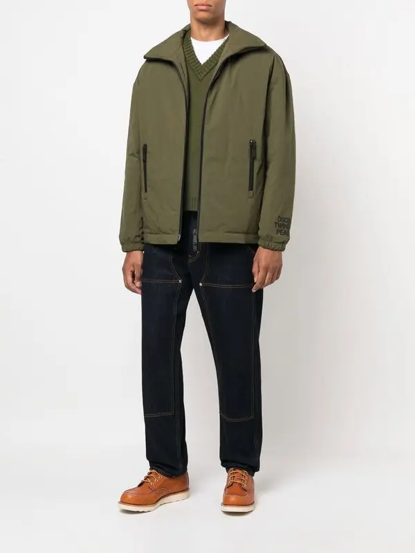 Dsquared2 High-neck Padded Jacket - Green