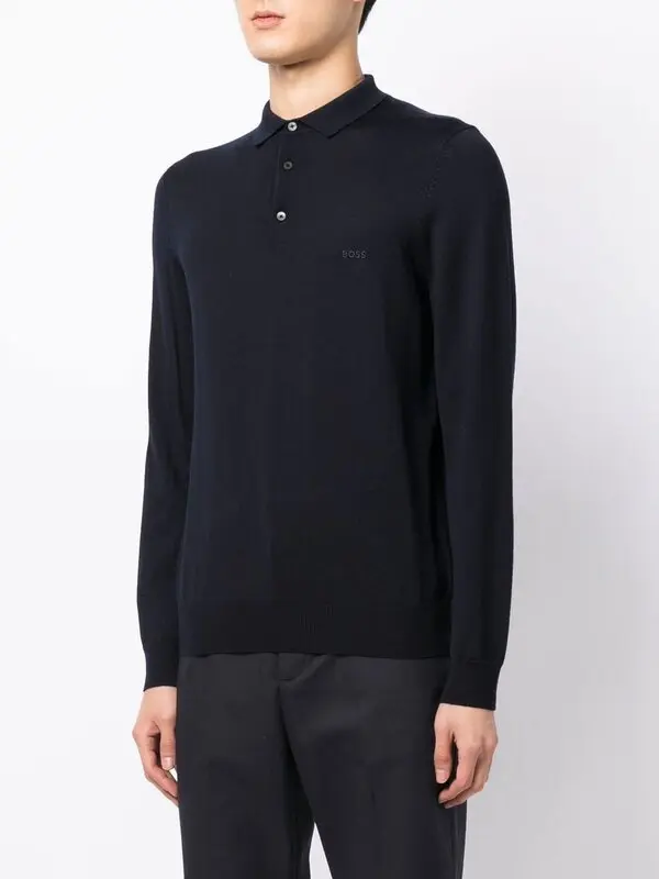 BOSS Virgin Wool Polo Shirt
