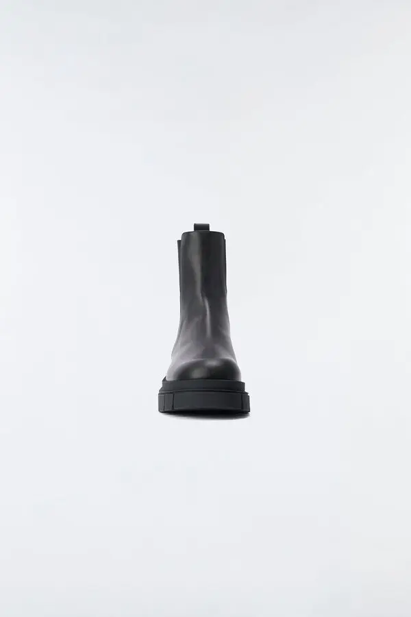 Mackage Ankle-high Leather Chelsea Boots - Coffee