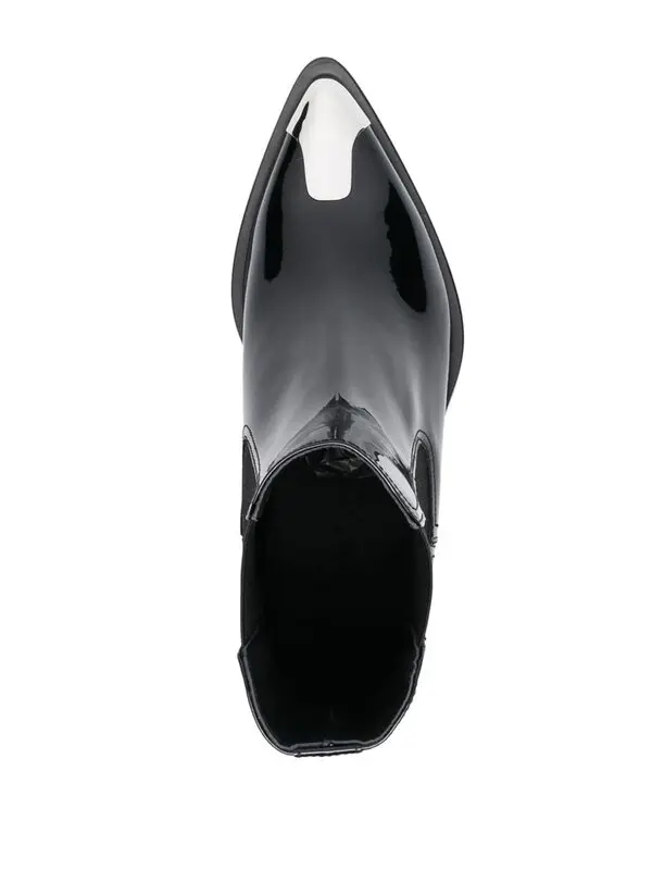 Alexander McQueen Patent Ankle Boots