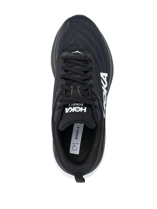 HOKA® Bondi Lace-up Sneakers - Black