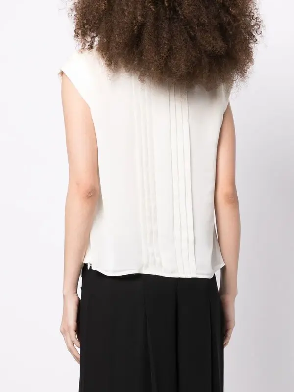 EDWARD ACHOUR PARIS Bow-detail Top - White