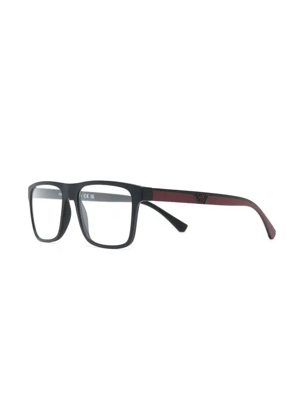 Emporio Armani Rectangular Sunglasses - Black
