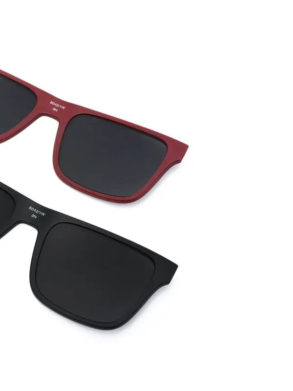 Emporio Armani Rectangular Sunglasses - Black