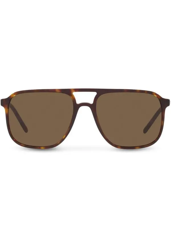 Dolce & Gabbana Oversized Sunglasses - Brown