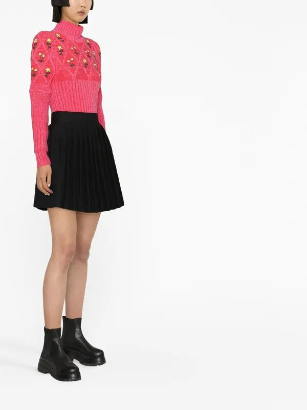 CORMIO Oma Floral-embroidered Jumper - Pink
