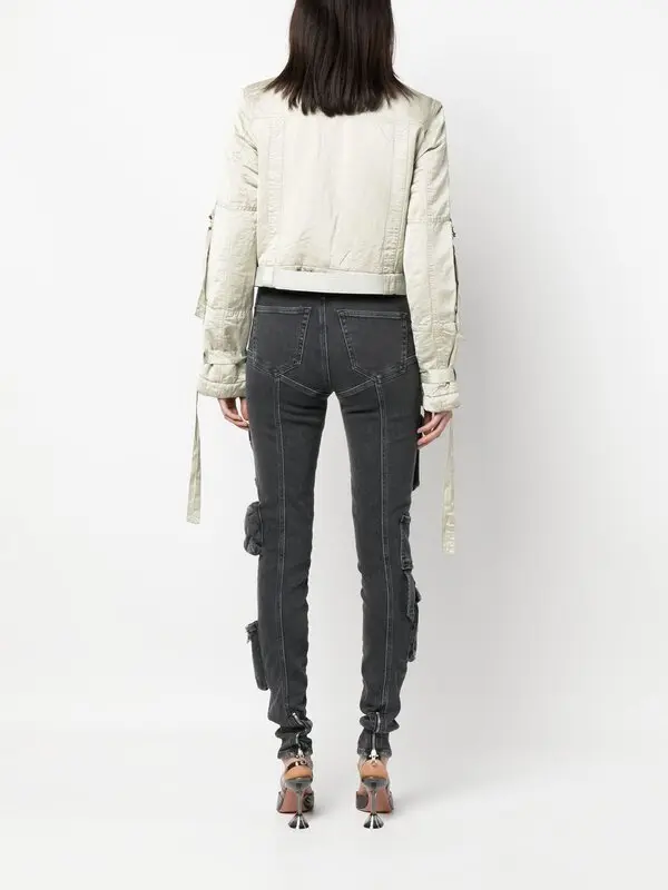 DIESEL® Buckle-strap Detail Cropped Jacket