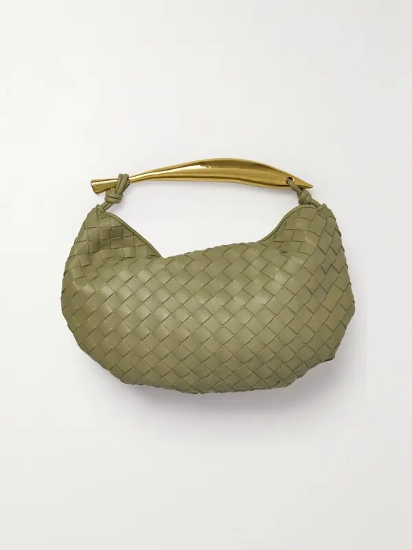 Bottega Veneta Sardine Small Shoulder Bag - Green
