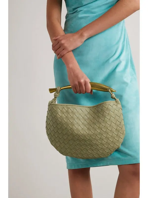 Bottega Veneta Sardine Small Shoulder Bag - Green