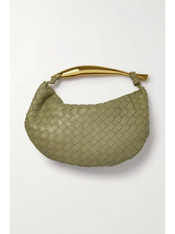 Bottega Veneta Sardine Small Shoulder Bag - Green