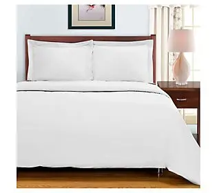 SUPERIOR 700 Thread Count Solid Duvet Cover Set, Full/queen - One-color