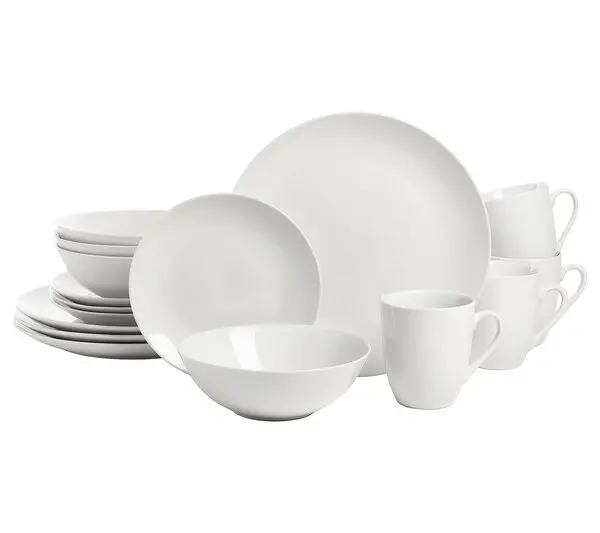 10 STRAWBERRY STREET Simply Coupe 16-pc Dinnerw Are Set - One-color