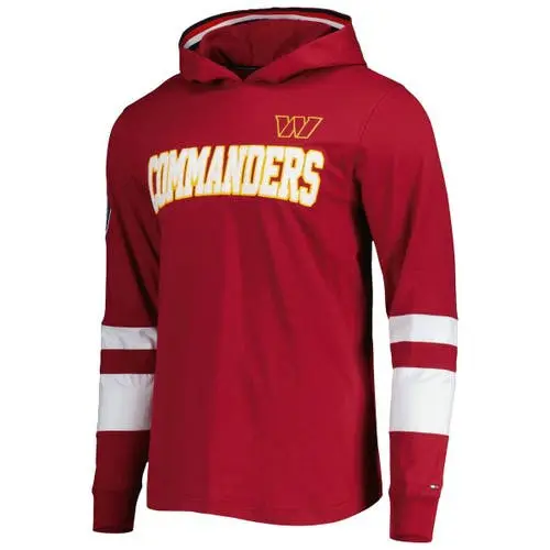 Tommy Hilfiger Washington Commanders Alex Long Sleeve Hoodie T-shirt