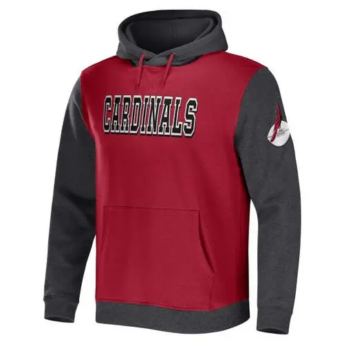 NFL X DARIUS RUCKER Collection Arizona Cardinals Colorblock Pullover Hoodie